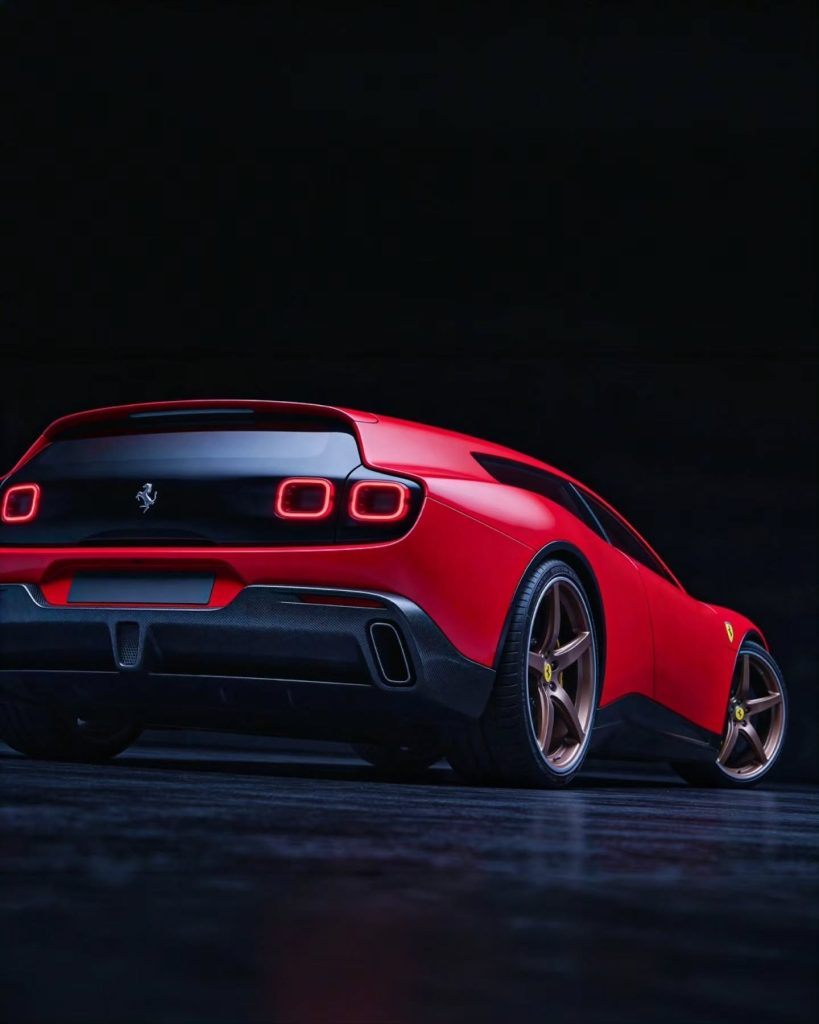 Ferrari Luce Breadvan Rendering Gives the EV Sedan a Classic Twist and ...