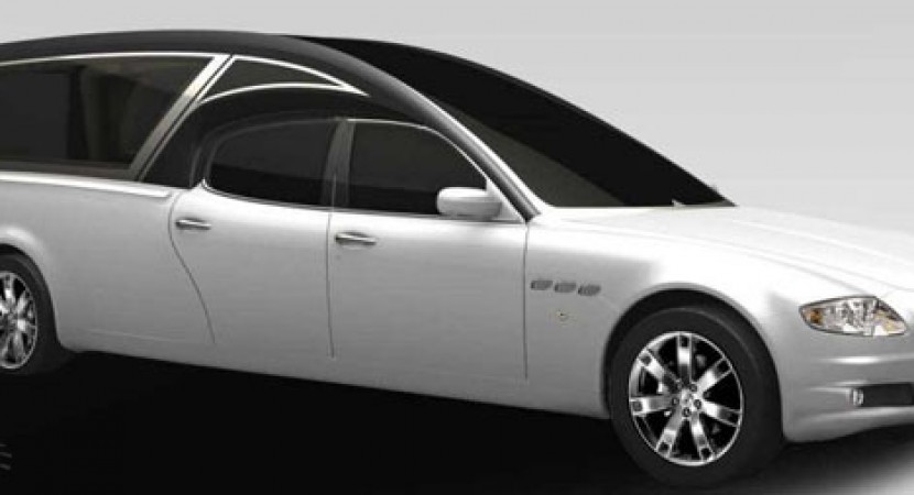 Image with a Maserati Quattroporte Funeral Hearse - Automotorblog