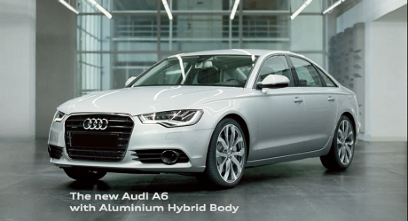 Audi unveils a commercial for the new A6 featuring the aluminum ...
