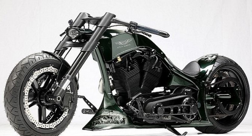 Custom Wolf bike tribute to Aston Martin - Automotorblog