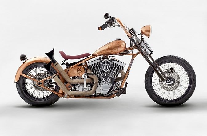 Copper bike from TT Custom Choppers - Automotorblog