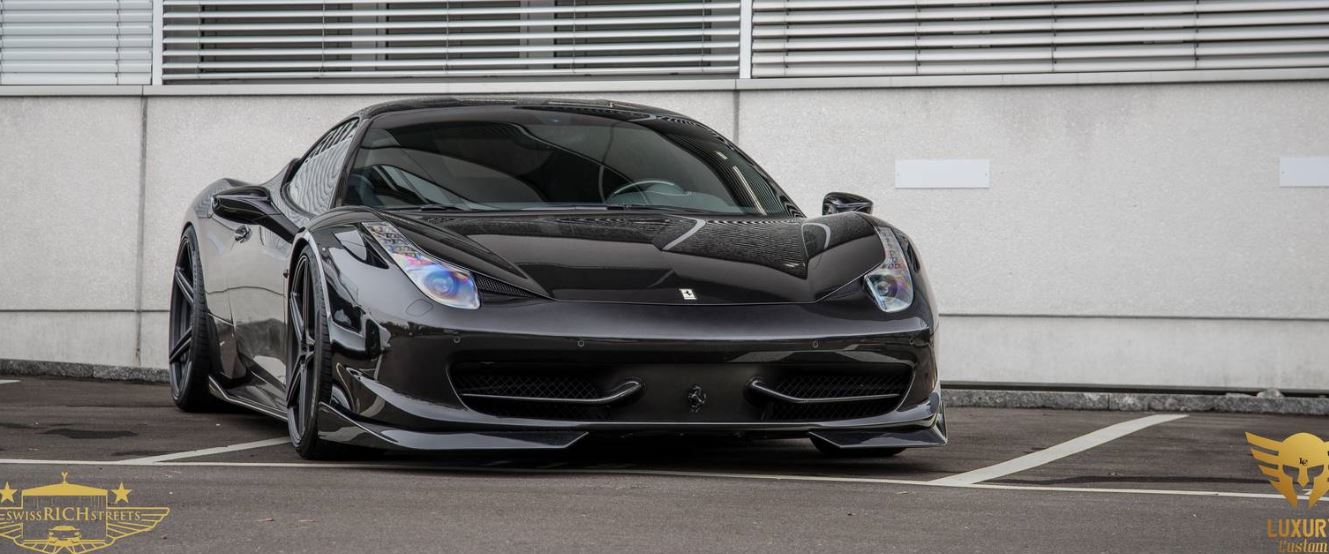 Luxury Customs Gives Ferrari 458 Italia a Pure Blackish Look ...
