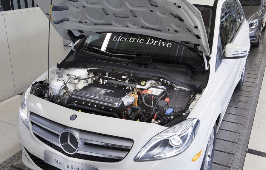 Mercedes B-Class Electric Drive enters production - Automotorblog