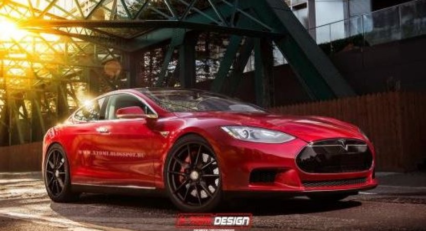 Two-Door Coupe Tesla Model S Tweaked - Automotorblog