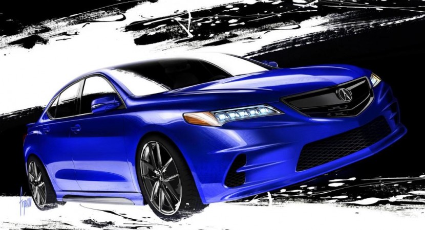 Customized Acura TLX Model Goes to 2014 SEMA Motor Show - Automotorblog