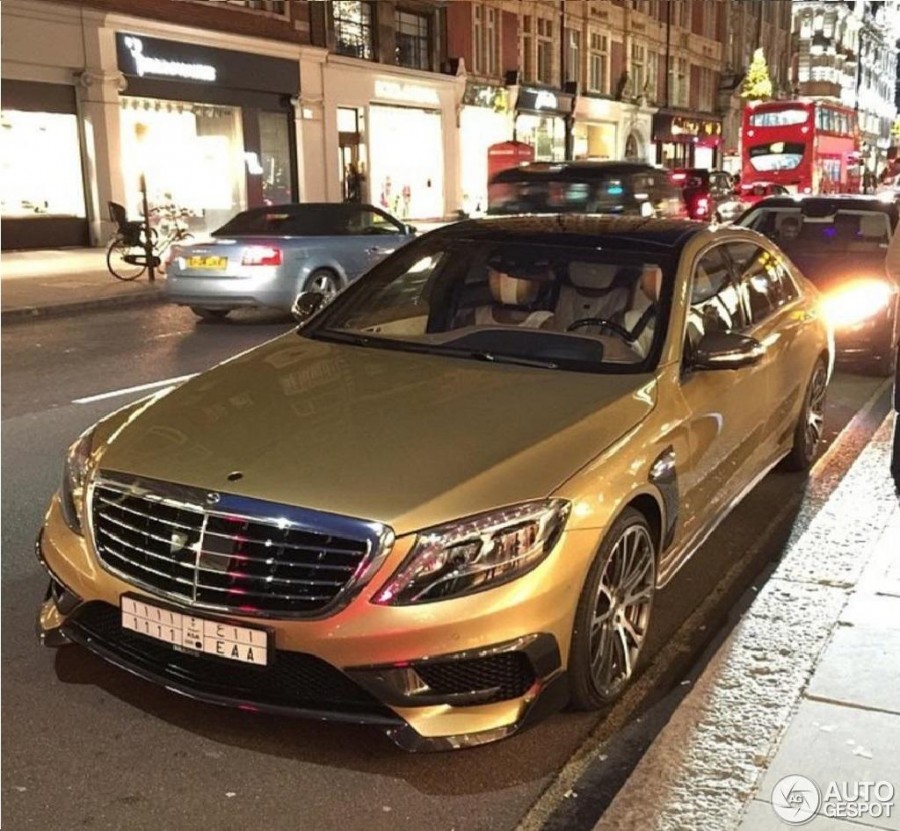Mercedes S63 AMG by Brabus spotted on the street - Automotorblog