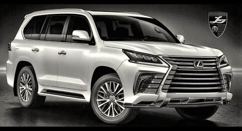 Lexus LX 570 SUV Dressed-Up with Meaner Body Style Pack, Installation ...