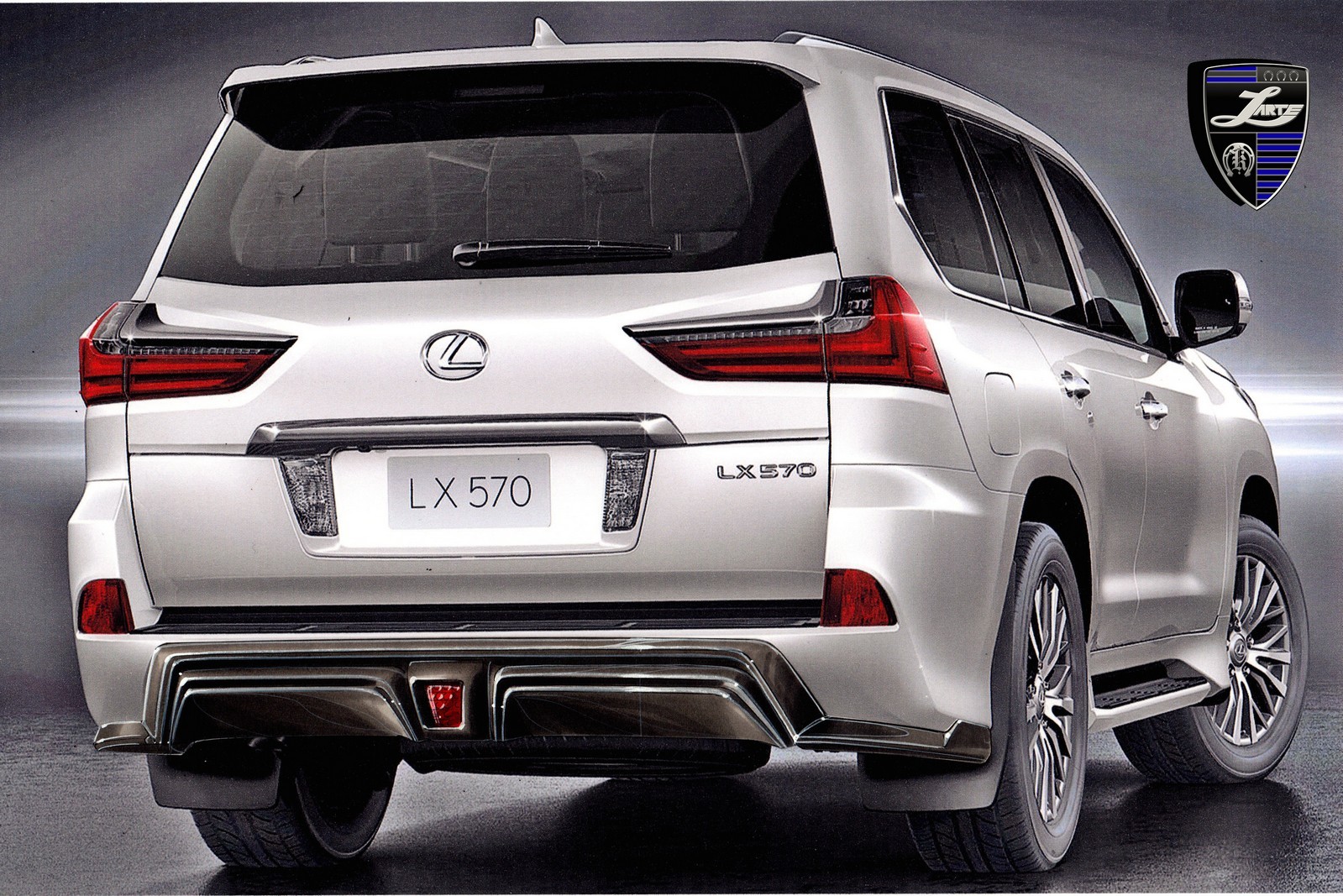 Lexus LX 570 SUV Dressed-Up with Meaner Body Style Pack, Installation ...