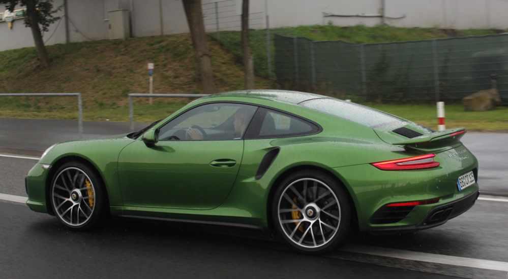 Porsche 911 Turbo S in Java Green Is a Real Head-Turner - Automotorblog
