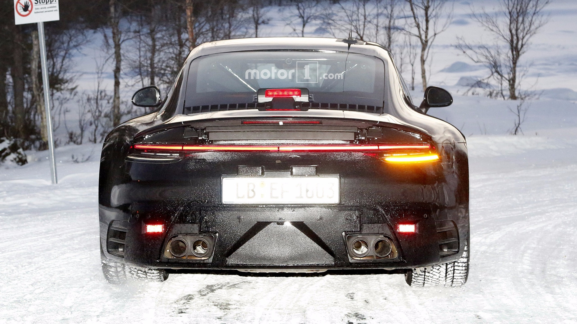 Updated Spy Photos: 2019 Porsche 911 (992) with Mission E Taillights ...